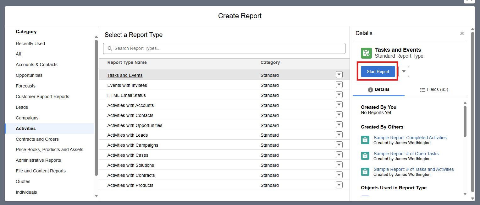 Create a User Call Activity Report in Salesforce – Ebsta Knowledge Base