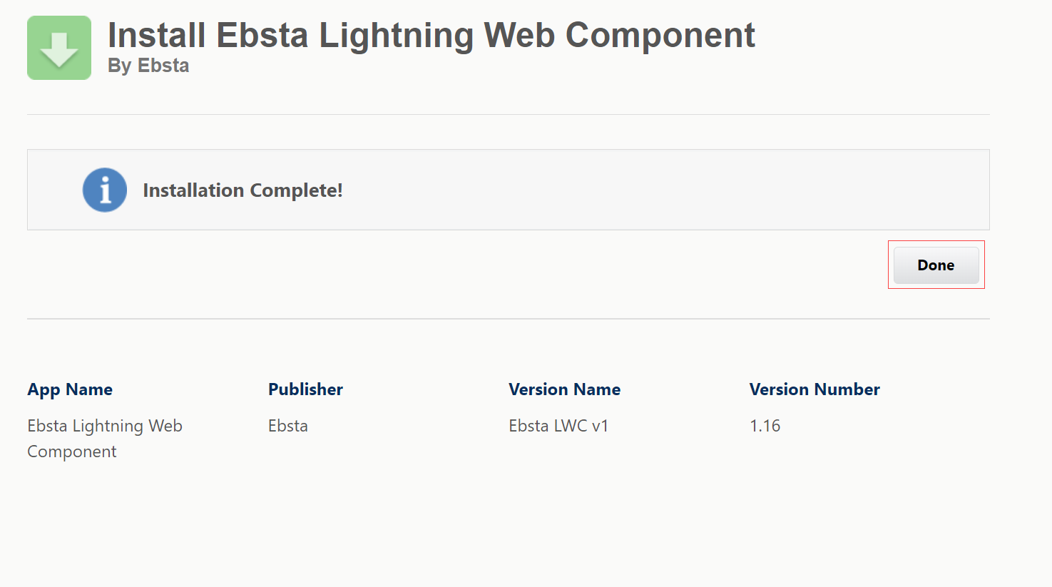 Install Ebsta Lightning Web Component into Salesforce – Ebsta Knowledge Base
